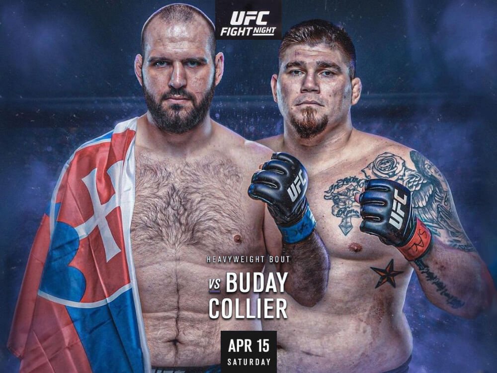 Buday vs Collier🥊 profily, termín, kurzy a vysielanie UFC FN LIVE